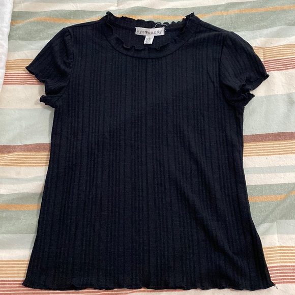 eye candy | Tops | Womens Black Tee | Poshmark